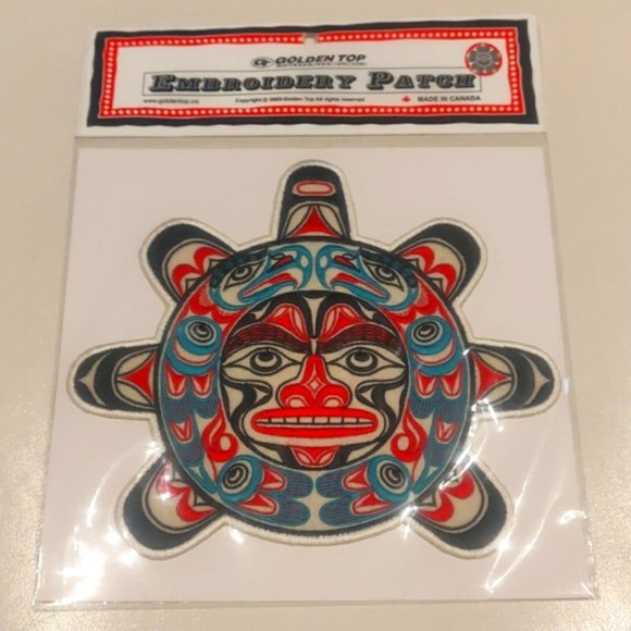 Other | 8 Embroidered Patch Sun Indigenous Design By Joe Wilson | Poshmark